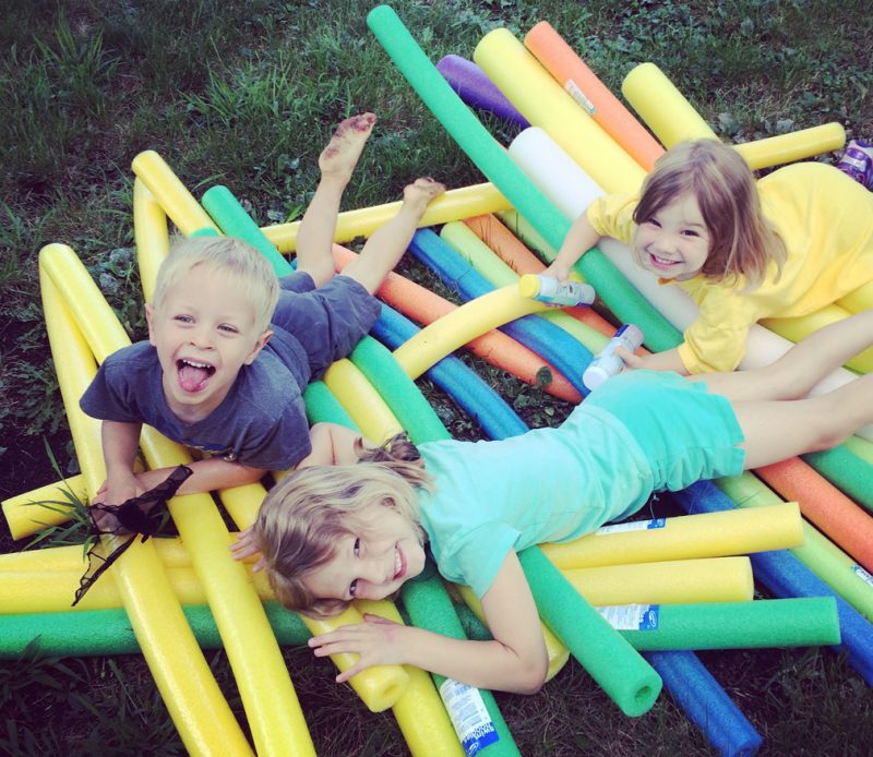 Pool Noodle Obstacle Course – The Mama Village