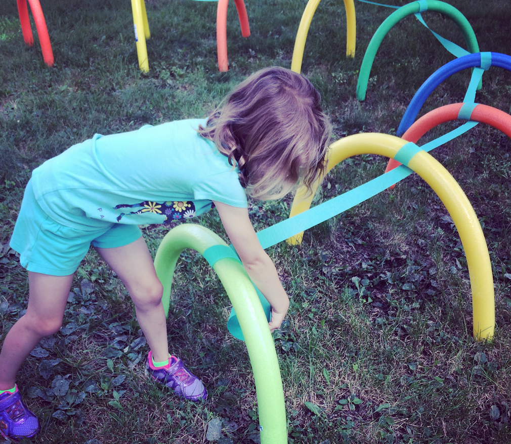 Pool Noodle Obstacle Course – The Mama Village